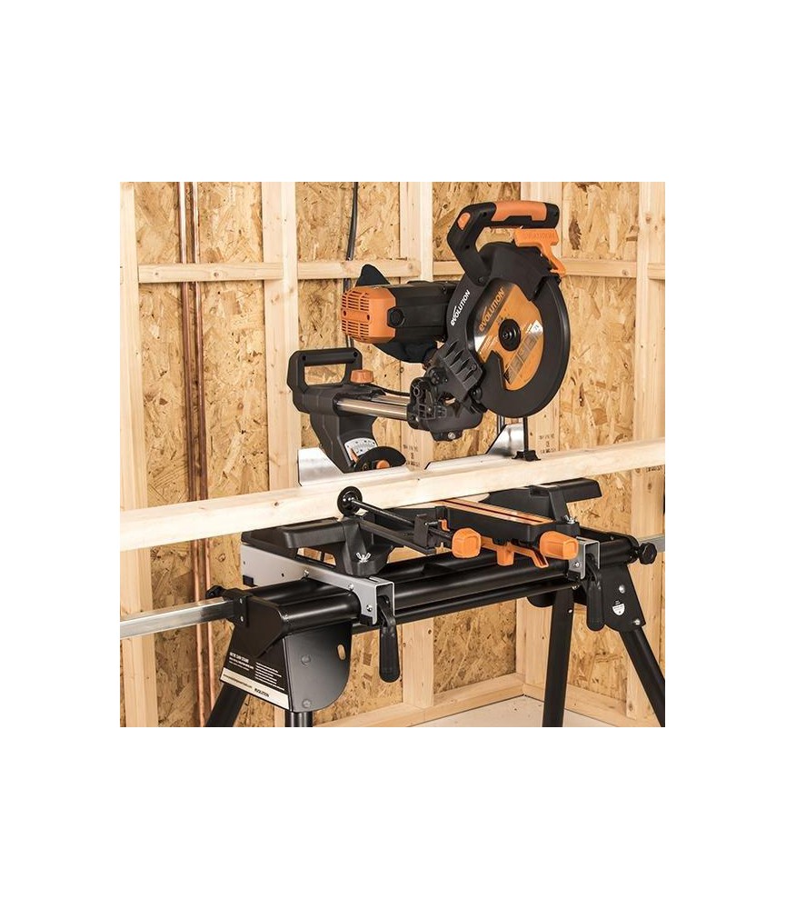 Wielozadaniowa piła ukośna z prowadnicami EVOLUTION R255SMS DB PLUS z ...