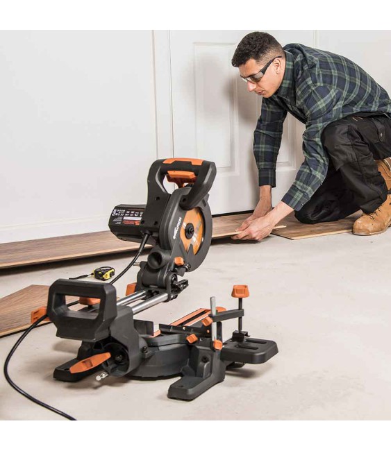 Wielozadaniowa piła ukośna z prowadnicami EVOLUTION R185SMS PLUS z ...