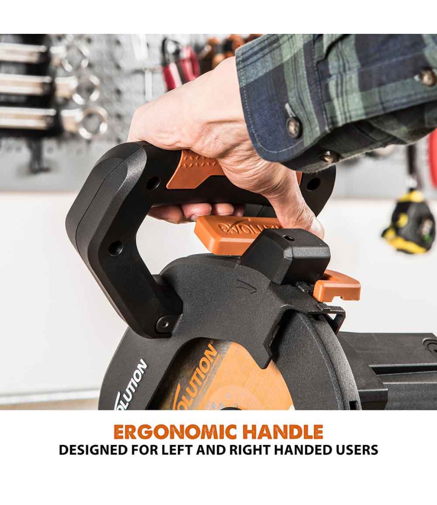 Piła ukośna Evolution R185SMS+ wielozadaniowa przecinarka do metalu i ...