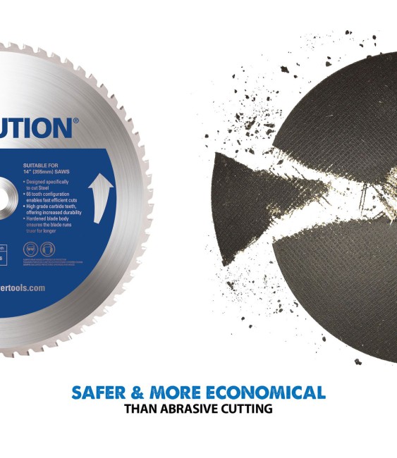 Przecinarka do cięcia stali Evolution Power Tools S355CPS z tarczą do ...