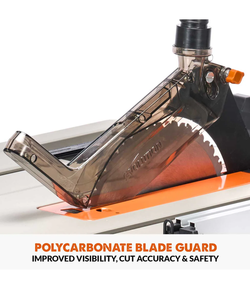 Wielozadaniowa piła stołowa Evolution R255TBL+ z tarczą 255mm/28z