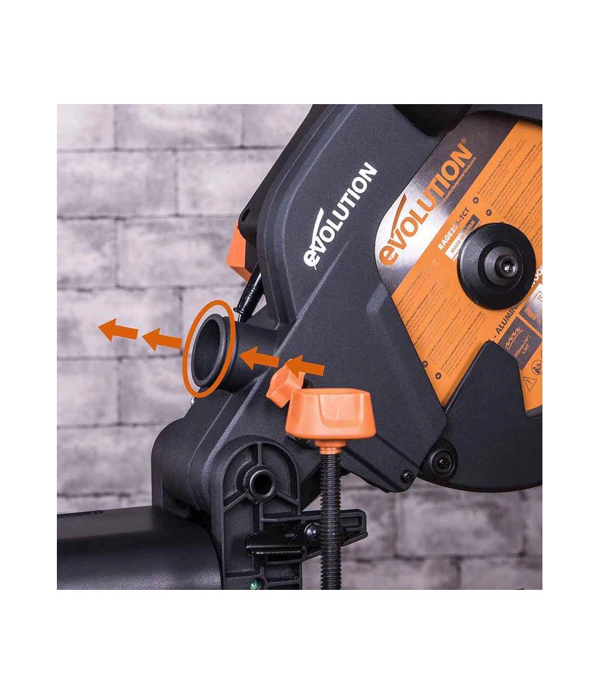 Wielozadaniowa piła ukośna z prowadnicami EVOLUTION R255SMS PLUS z ...