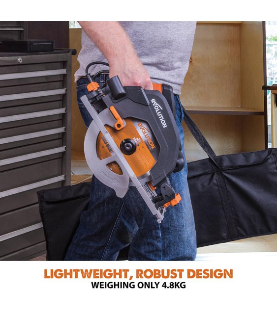 Pilarka wielozadaniowa EVOLUTION R185CCSX z tarczą o średnicy 185mm/16z ...