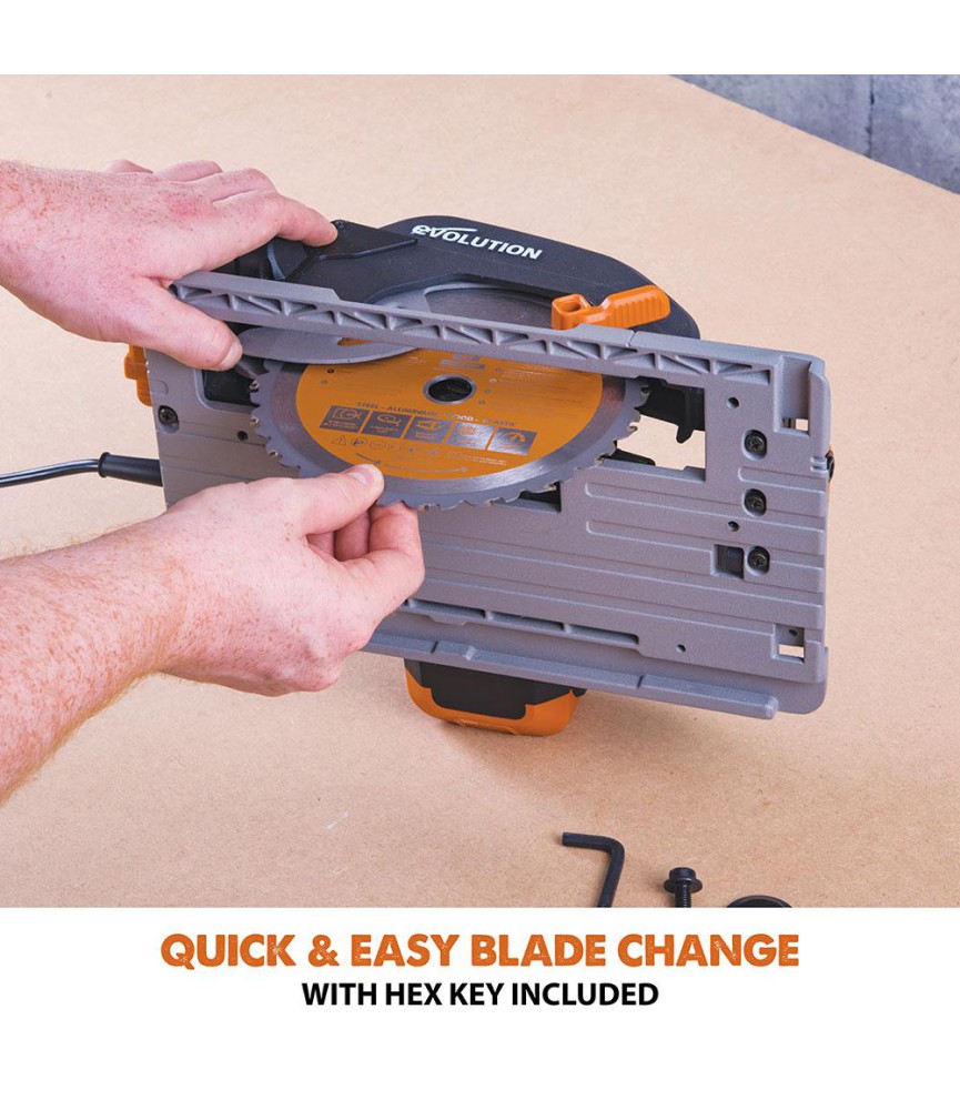 Pilarka wielozadaniowa EVOLUTION R185CCSX z tarczą o średnicy 185mm/16z ...