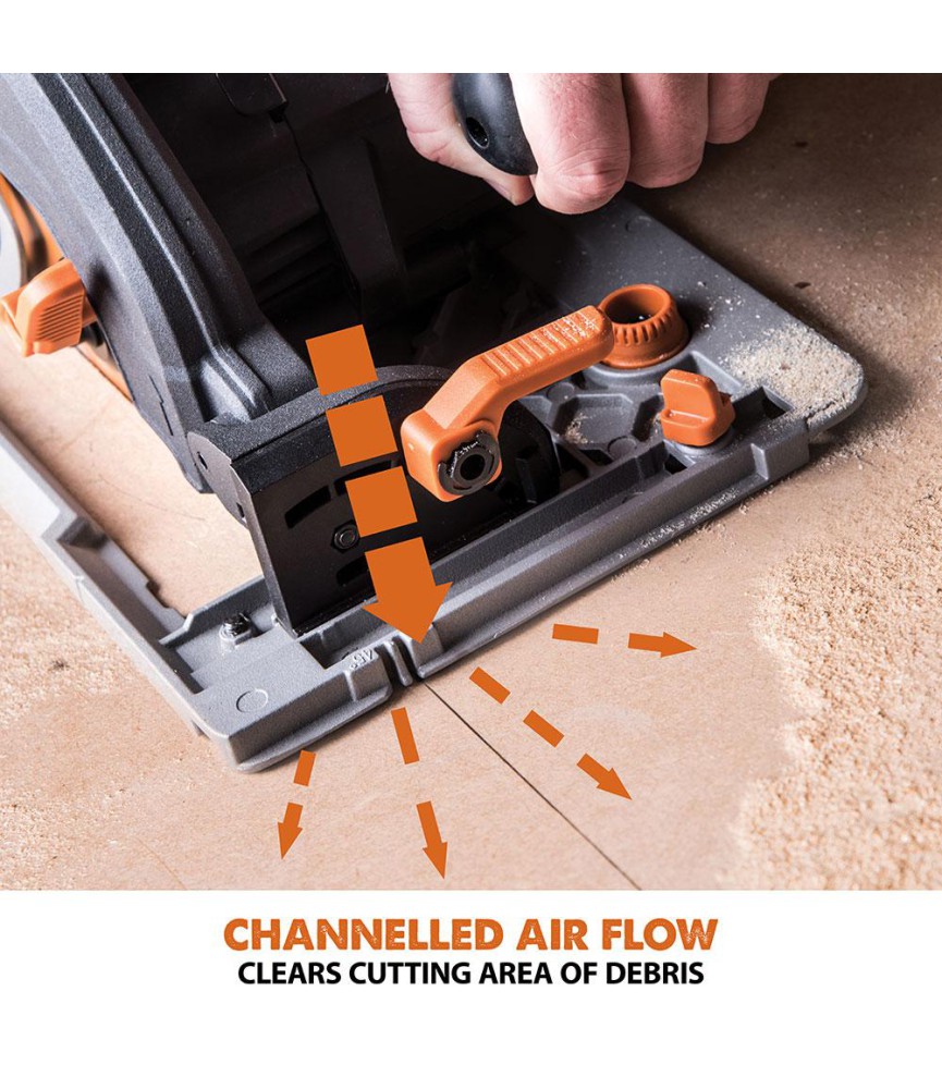 Pilarka wielozadaniowa EVOLUTION R185CCSX z tarczą o średnicy 185mm/16z ...