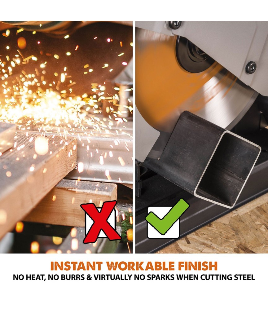 Wielozadaniowa przecinarka Evolution R355CPS z tarczą 355mm multi-material