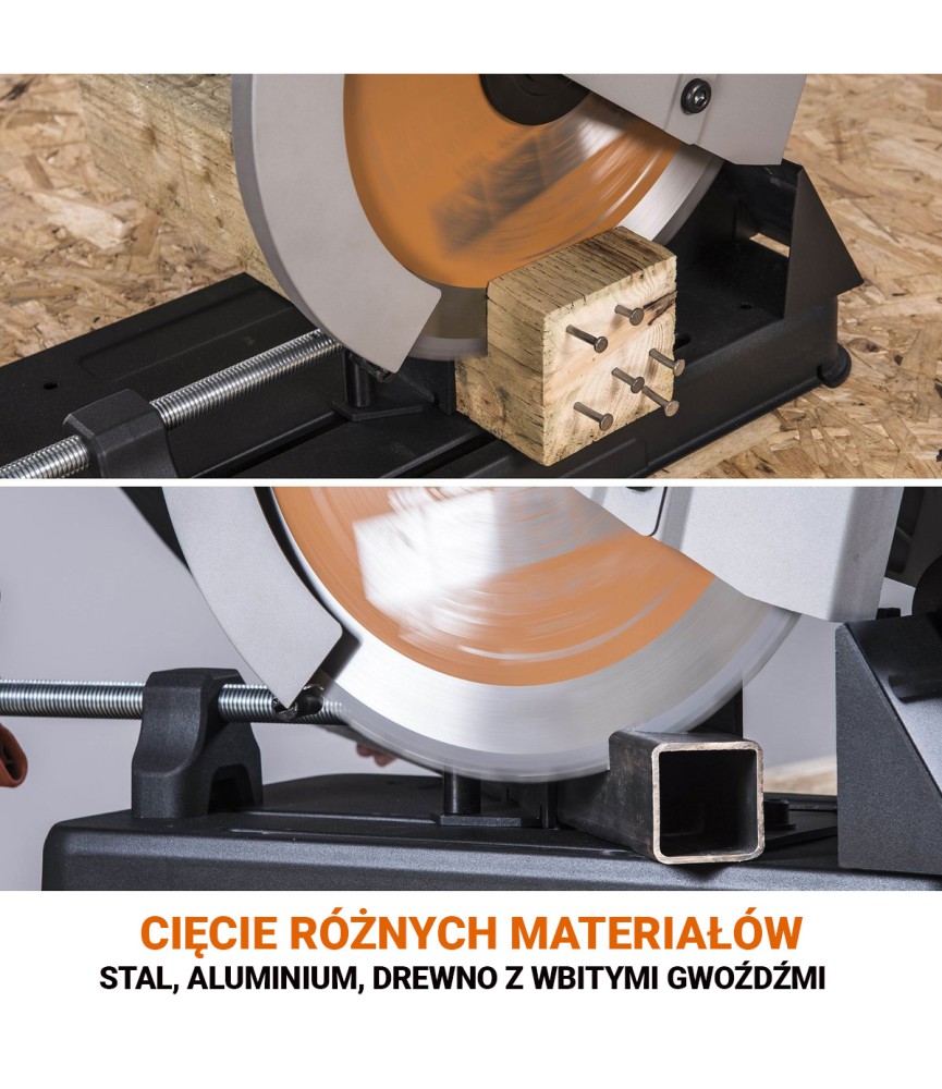 Wielozadaniowa przecinarka Evolution R355CPS z tarczą 355mm multi-material