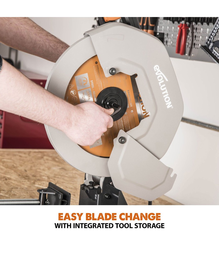 Wielozadaniowa przecinarka Evolution R355CPS z tarczą 355mm multi-material